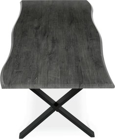 Jídelní stůl HT-F4321 GREY, mdf, šedý dub (210 x 100) cm Šedá