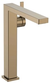 Hansgrohe Tecturis E - Umyvadlová baterie s výpustí Push-Open, CoolStart, EcoSmart, kartáčovaný bronz 73073140