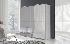 Šatní skříň DIONE D01 borovice norská + zrcadlo