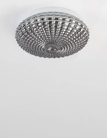 Designové stropní svítidlo Clam 30 chrom