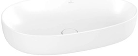 Villeroy & Boch Antao - Umyvadlo na desku 65x40 cm, bez přepadu, CeramicPlus, Stone White 4A7465RW