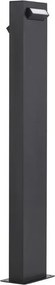 NV 9020924 Venkovní sloupkové svítidlo ZELDA černý hliník a akrylový difuzor proti oslnění LED 9W 3000K 100-240V IP65 - NOVA LUCE