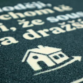 Mercury Flooring, Rohožka Milý zloději 40x60 cm - na ven i na doma, 40x60, zelená