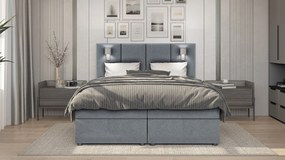SFAB Kontinentální čalouněná postel PARMA (160x200 cm) Barva látky: INARI 34