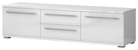 Tv Stolek Piano TV180-2K2F/PN-70/KA/70 crystal white