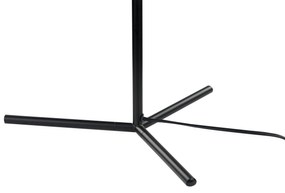 Skleněná stolní lampa 45 cm černá WAPITI Beliani