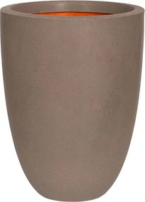 Capi Urban Smooth NL Vase Elegant Low Warm Taupe Ø 34 cm / V 46 cm