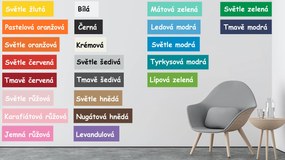 Lepy.cz Samolepka na zeď Pampeliška Velikost (šířka x výška): 60x115cm, Barevná varianta: Nugátová hnědá