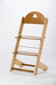 Lucas Wood Style rostoucí židle MIXLE -  přírodní/kaštan rostoucí židle MIXLE: bez motivu