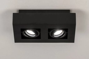 Stropní stmívatelné LED svítidlo do kuchyně Rivolli Black 2