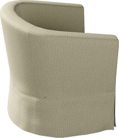 Potah na křeslo IKEA Ektorp Tullsta barva béžová látka pletený vzor