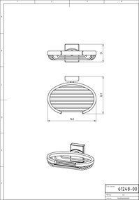 Novaservis - Drátěná mýdlenka Metalia 12 chrom, 0248,0