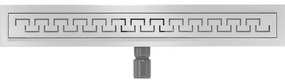Mexen Flat nerezový sprchový žlab 50 cm vzor M15, 1024050-15