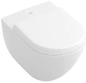 Villeroy & Boch Subway - Závěsné WC, ploché splachování, alpská bílá 66031001