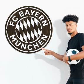 DUBLEZ | Dřevěné logo klubu - FC Bayern Munchen