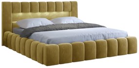 Čalouněná postel LAMICA + matrace, 160x200, monolith 48