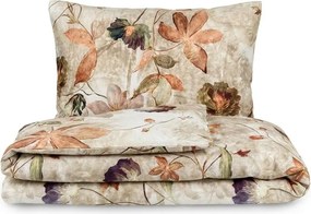 Kvalitex Saténové povlečení Podzimní herbář 1x 140/220, 1x 70/90cm