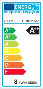 VELAMP OPAL FILAMENT žárovka 8W, E27, 6500K