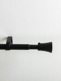 MK Lůžkoviny Garnýž jednořadá Federico - matná černá 120 - 210 cm