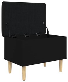 Úložná lavice černá 62 x 42 x 46 cm kompozitní dřevo