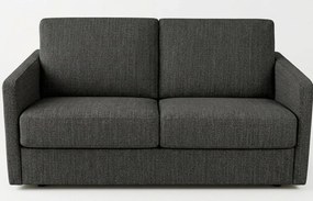Pohovka ELIZABETH s rozkladem na každodenní spaní, 120, tm. šedá (madeira dark grey)