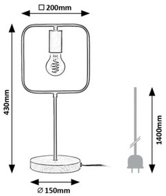 Rabalux RL3219 stolní lampa