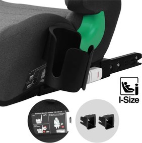 Dětský podsedák do auta Cabby 35 šedý