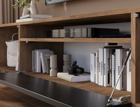 ADRK Furniture Femur 200 Závěsný TV stolek ADRK-RTV-FEMU-200-AB