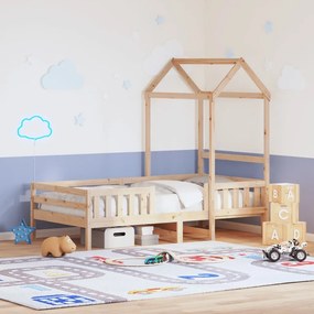 Rám postele se střechou 75 x 190 cm masivní borovice 3282168