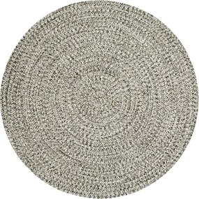 Kusový koberec Braided 105552 Melange kruh – na von aj na doma, 200x200 (priemer) kruh, béžová, chodba / predsieň, Hanse Home