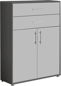 XXXLutz SKŘÍŇ NA ŠANONY, antracitová, světle šedá, 84,4/113,6/33 cm MID.YOU - Online Only kancelářský nábytek - 001067016915