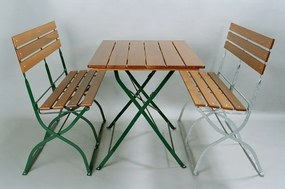 Zahradní stůl Klasik jasan 80x120 cm skládací