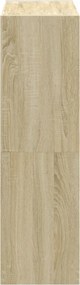 Knihovna dub sonoma 102 x 32 x 108 cm kompozitní dřevo 3307839