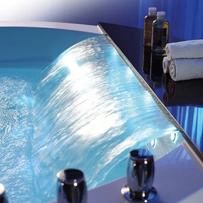 BPS-koupelny Hydromasážní vana HYD-DE916-155-V 155x155 BÍLÁ s ohřevem vody, vestavná