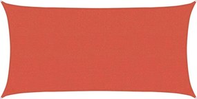 Stínící plachta 160 g/m² cihlová 2 x 3,5 m HDPE 311338