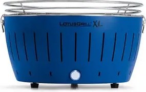LotusGrill XL modrá / Gril na dřevěné uhlí / 43.5x 43.5 x 24.1 cm