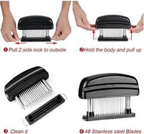 UG Grill Tenderizér na maso se 48 čepelemi