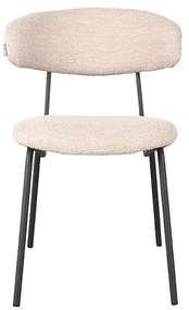 LABEL51 Jídelní židle ZACK bílý bouclé IH-50.163