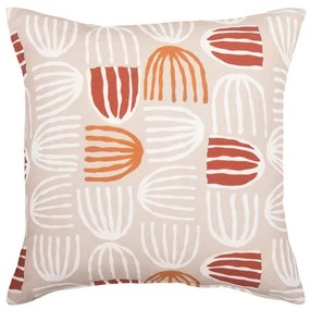 SCANquilt povlak LONA retro béžovorezavá 45 x 45 cm