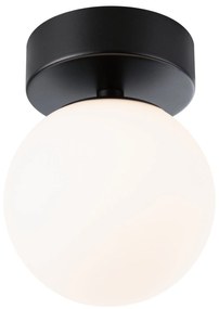 Paulmann 71071 Gove, koupelnové stropní svítidlo LED 5W 3000K, černá, průměr 12cm, IP44