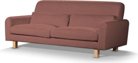 Potah na pohovku IKEA Nikkala krátký barva hnědá látka pletený vzor