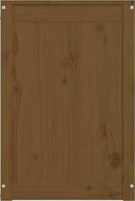 vidaXL Box na prádlo 44 x 44 x 66 cm masivní borové dřevo [823567] Barva: Černá