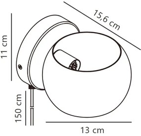 Nordlux - Nastavitelné nástěnné bodové svítidlo BELIR 1xG9/5W/230V bílá