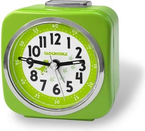 CLOCKODILE Zelený dětský budík DINOSAUŘI - 3 ROKY ZÁRUKA! CAS3001