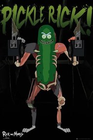 Plakát, Obraz - Rick and Morty - Pickle Rick, (61 x 91.5 cm)