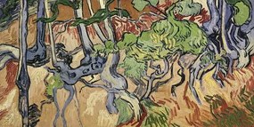 Vincent van Gogh - Obrazová reprodukce Tree roots, 1890, (40 x 20 cm)