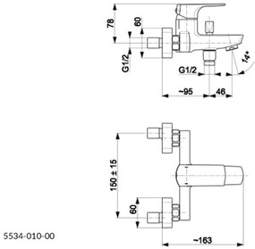 KFA Armatura 5534-010-81 - Vanová baterie MOKAIT matná černá