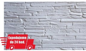 GRACE obkladový 3D PVC panel - Křemen bílý 500 x 980 mm