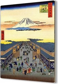 Foto Obraz Na Plátně Canvas 40x60 Hora Japonsko Hiroshige
