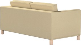 Potah na pohovku IKEA  Karlanda rozkládací, krátký barva zelená látka pletený vzor